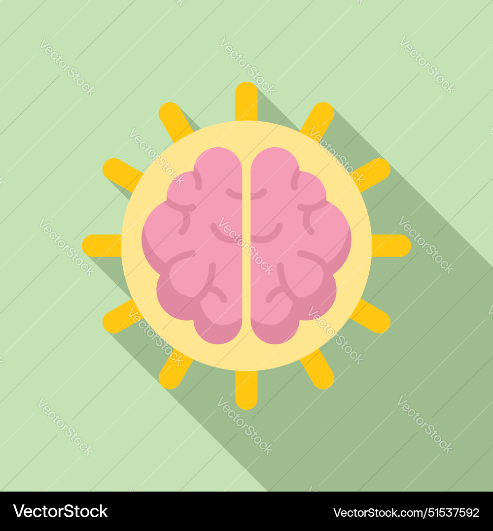 Creative brain lightbulb concept Royalty Free Vector Image