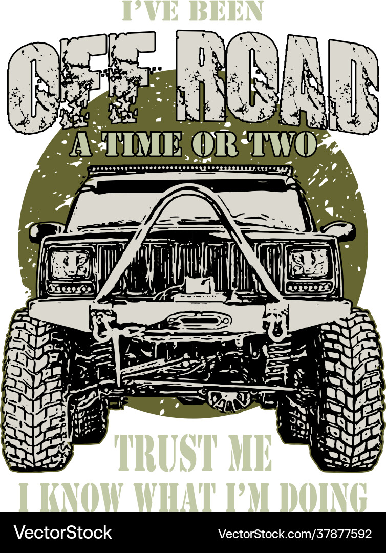 Offroad Royalty Free Vector Image - VectorStock