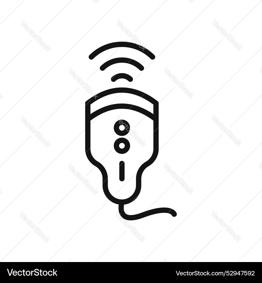 Ultrasound icon symbol on white background Vector Image