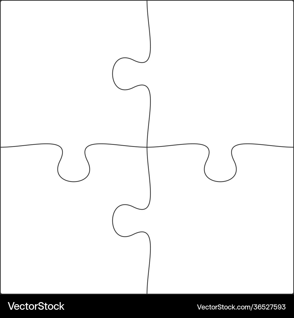 Jigsaw Puzzle Template