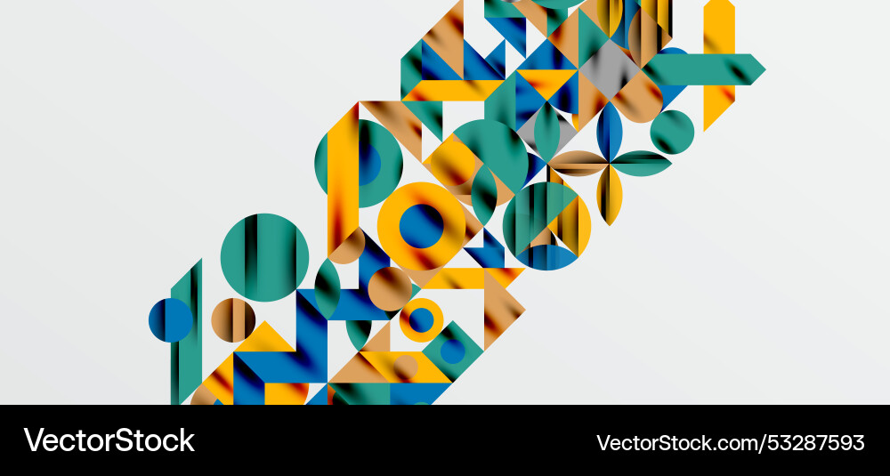Geometric neo patterns abstract background Vector Image