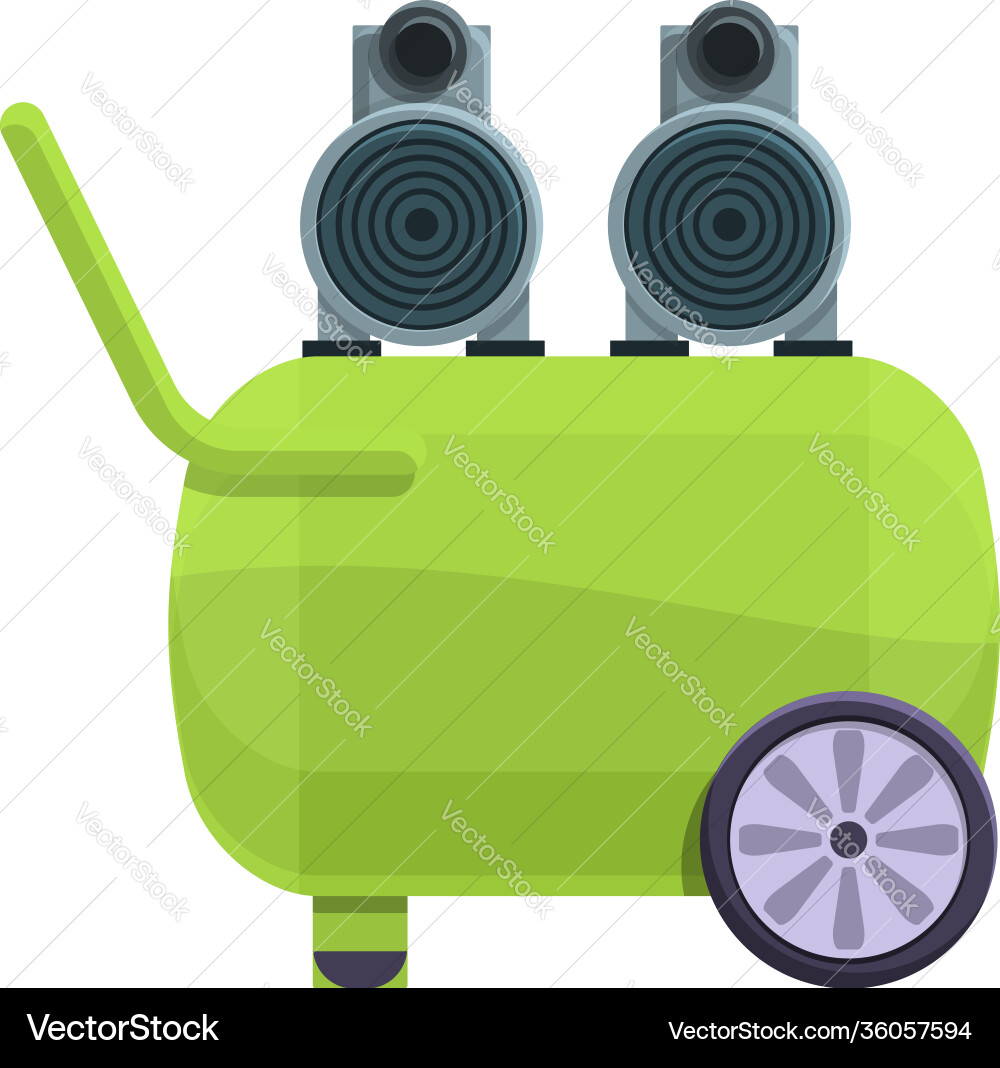 Pump compressor icon cartoon style Royalty Free Vector Image
