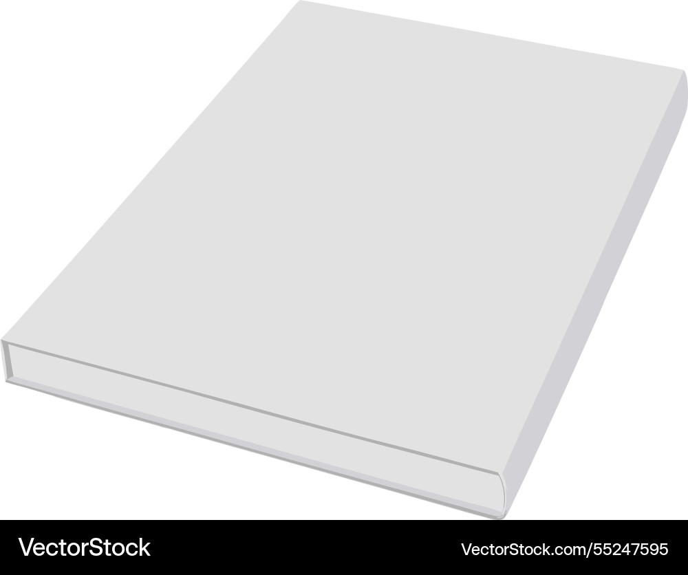 Blank product box mockup ready for branding Vector Image