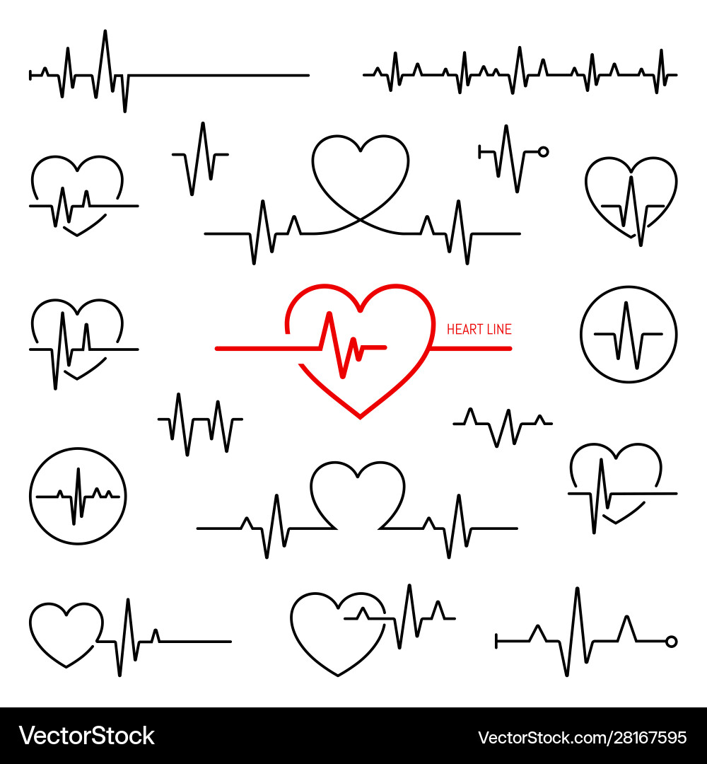 Ekg Symbol Vector Images (over 8,600)