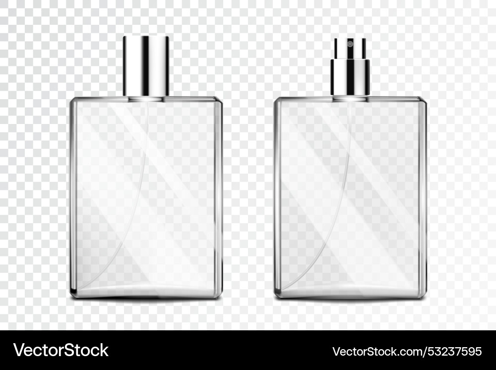 Perfume bottle glass Royalty Free Vector Image