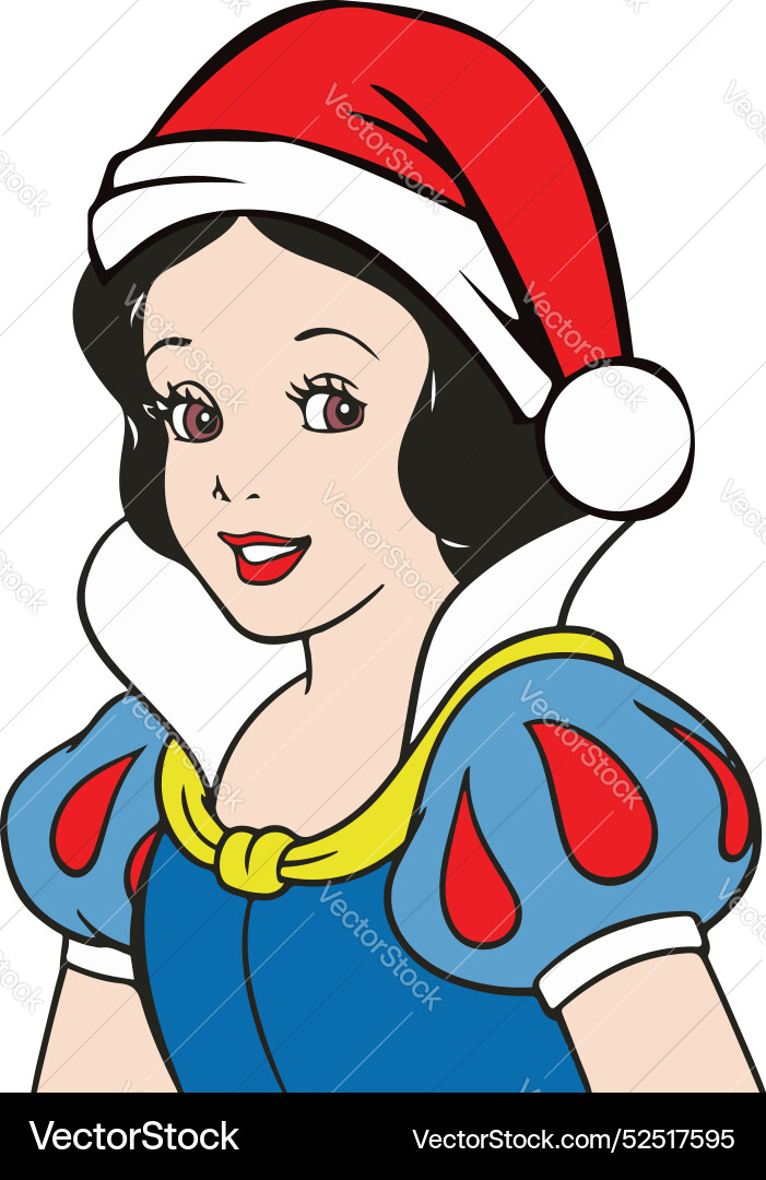 Princess christmas svg winter holidays Royalty Free Vector