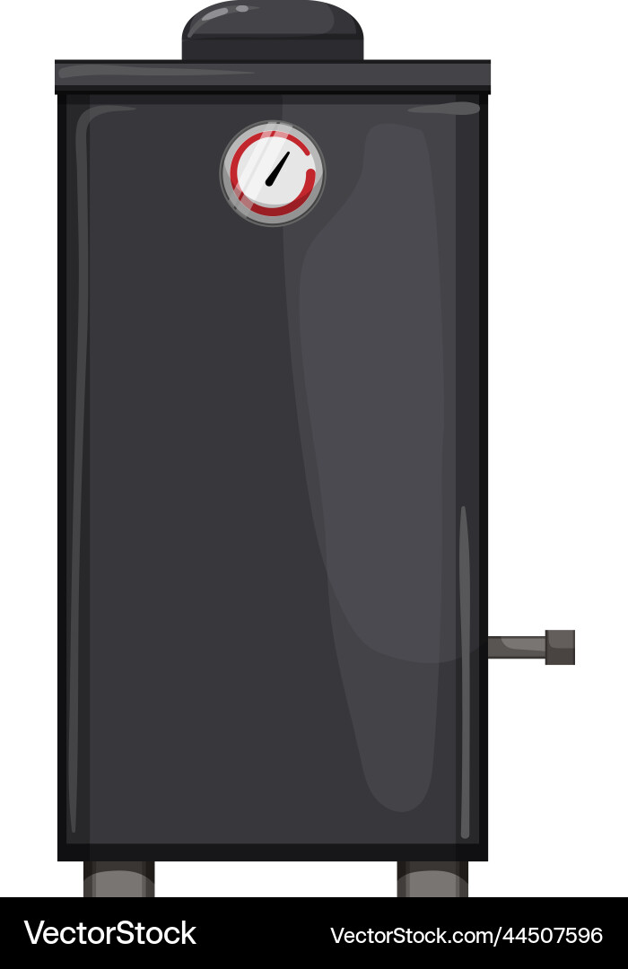 Grill smoker bbq cartoon Royalty Free Vector Image