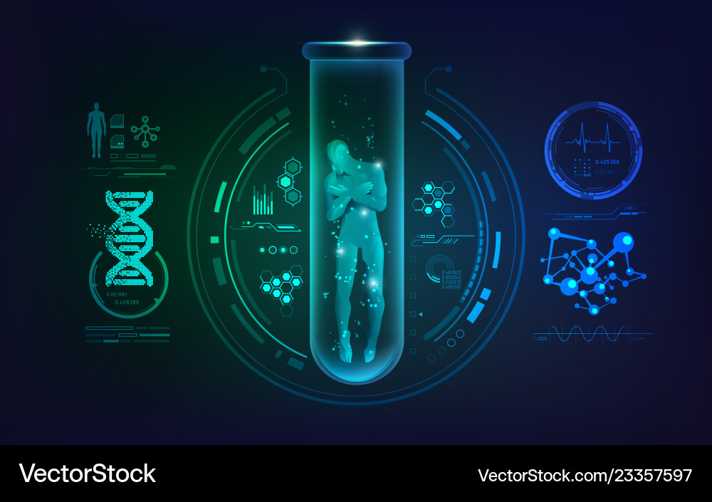 Genetic engineering Royalty Free Vector Image - VectorStock