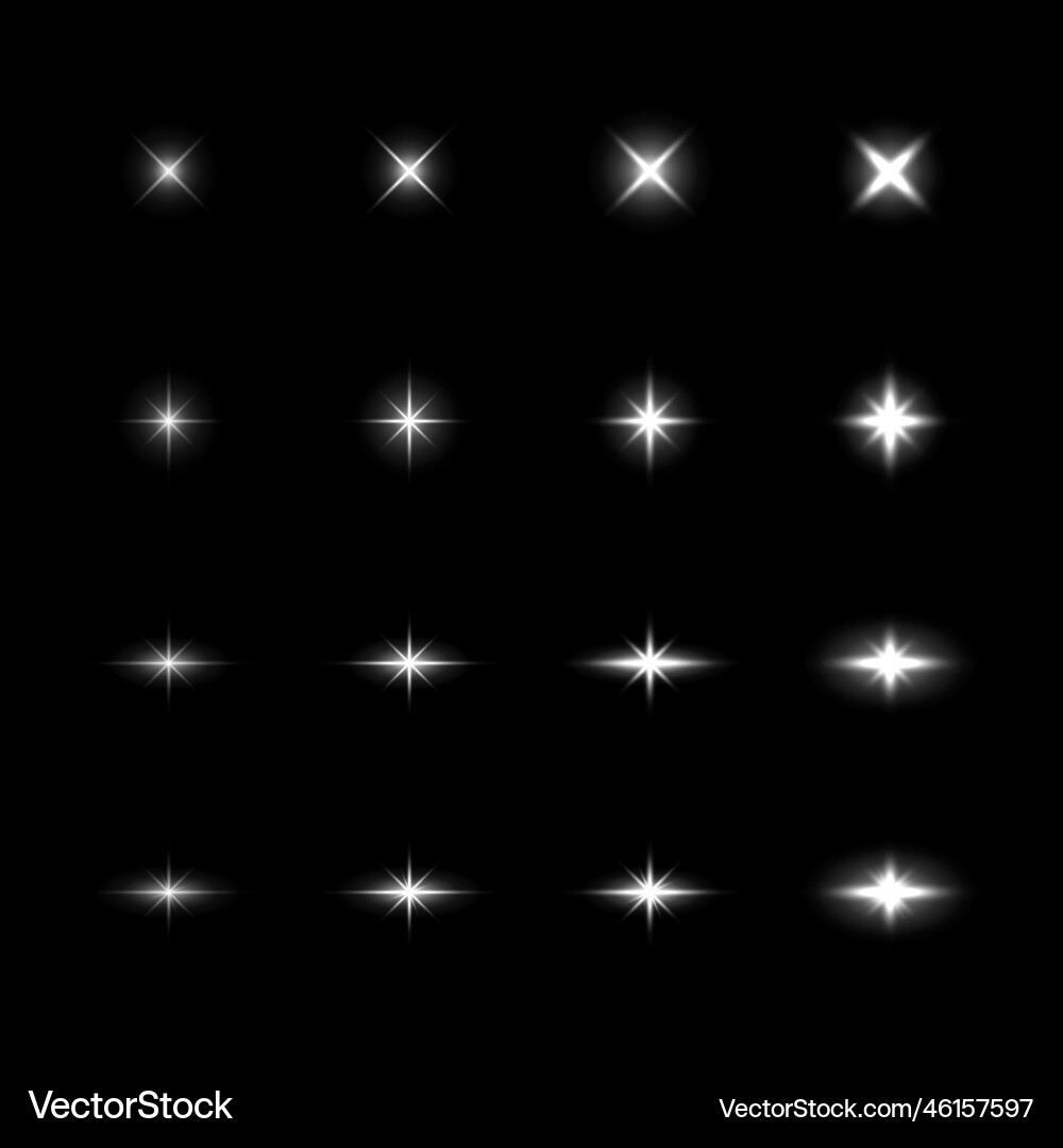 Sparkles Black Background