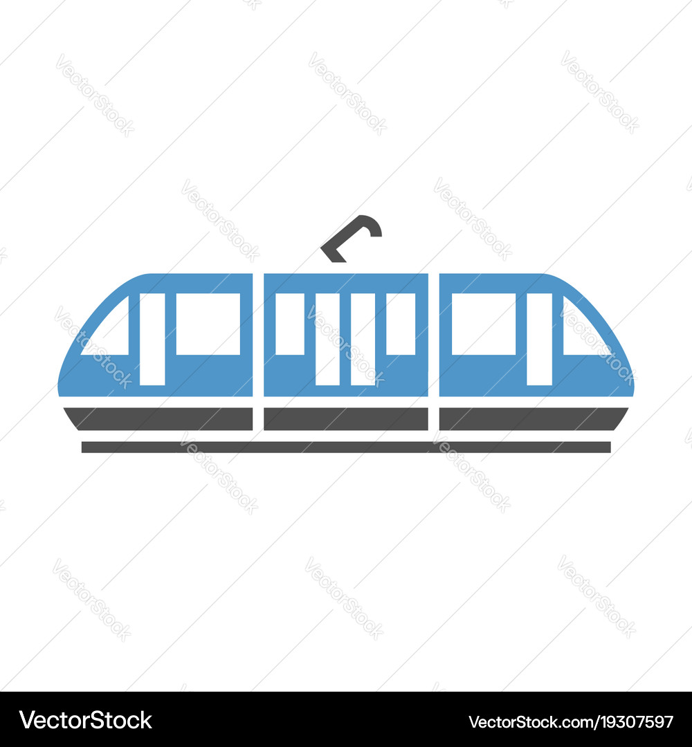 Urban transport icon Royalty Free Vector Image