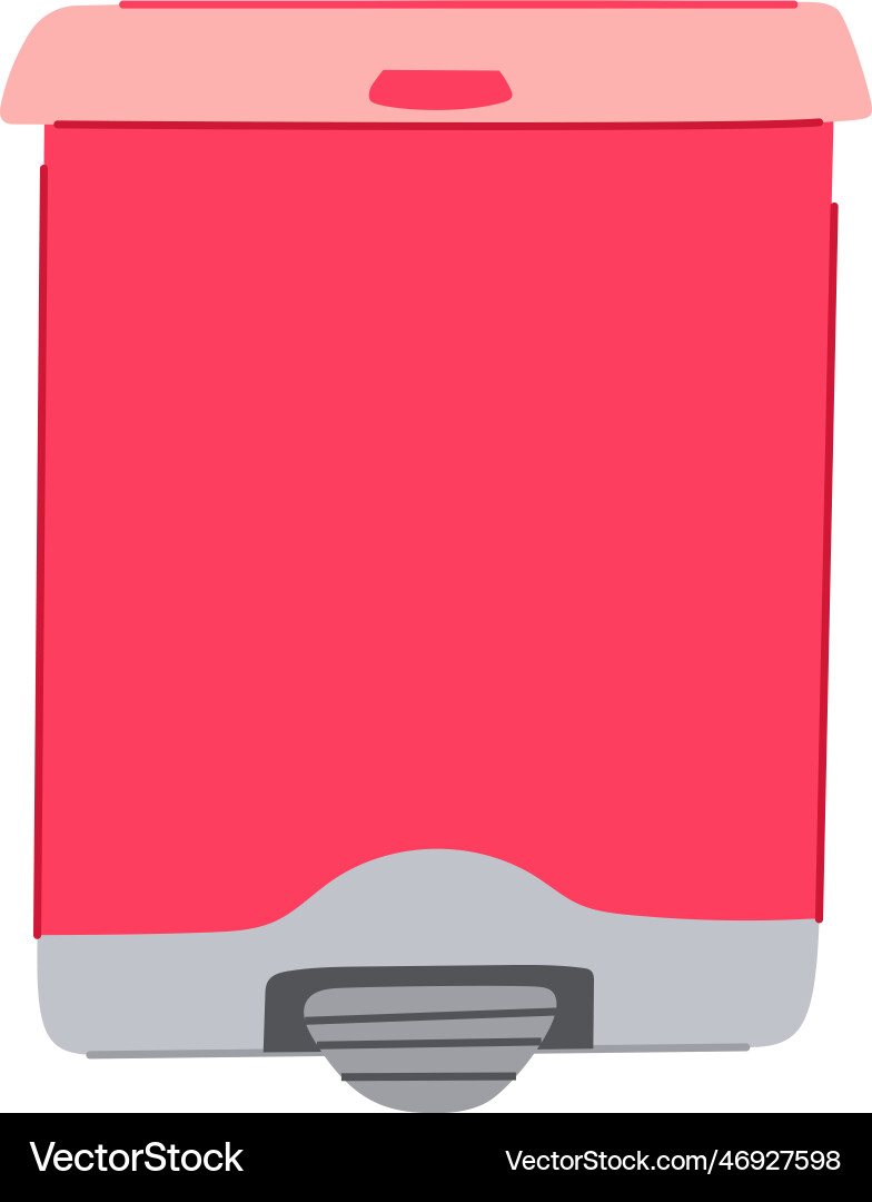 Dust trash bin cartoon Royalty Free Vector Image