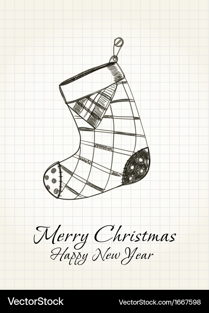 Happy christmas card Royalty Free Vector Image