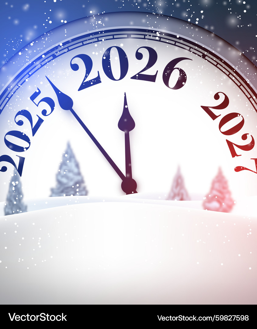New Year 2026 Countdown – Royalty-Free Vector | VectorStock