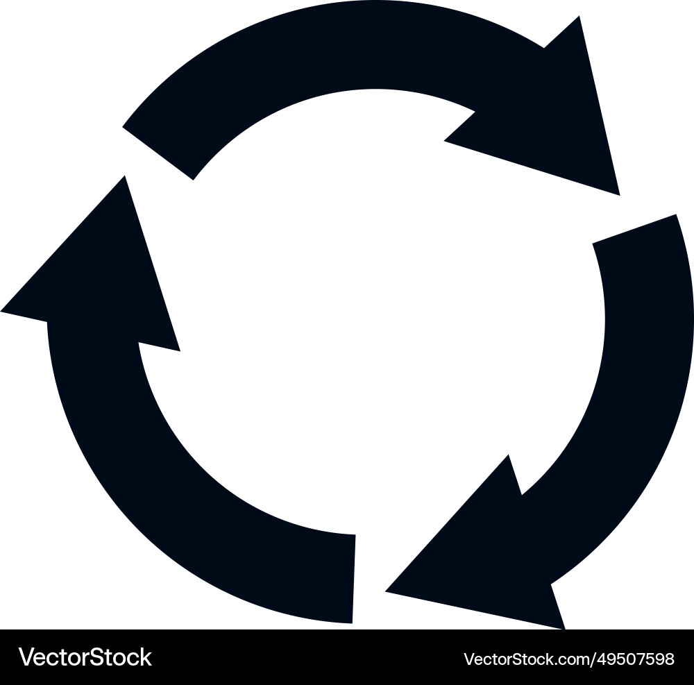 Recycle symbol Royalty Free Vector Image - VectorStock