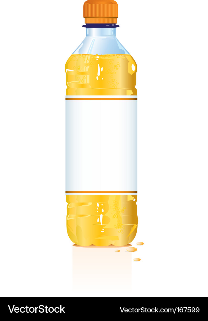 Plastic drink bottle Royalty Free Vector Image