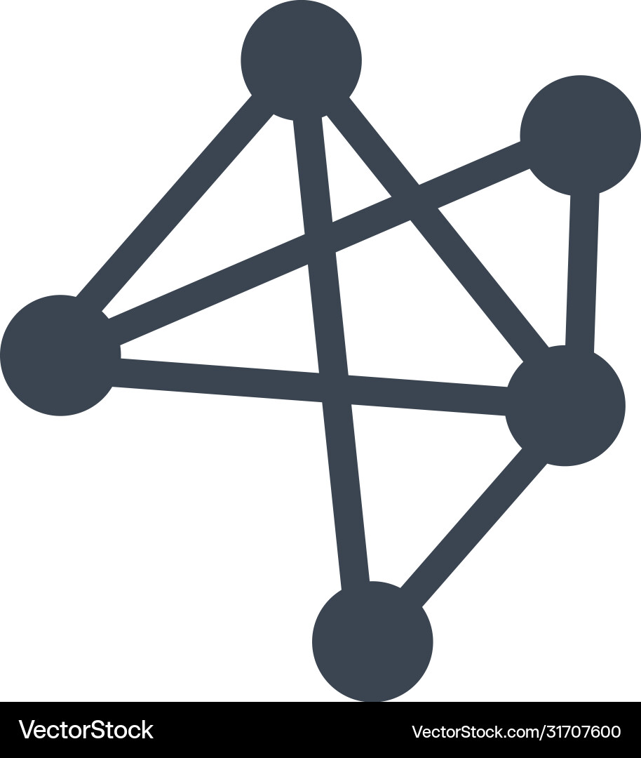 Community connection icon Royalty Free Vector Image