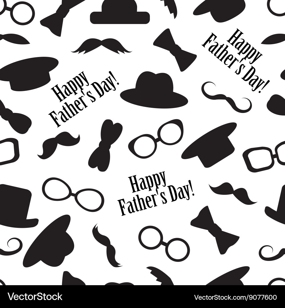 Seamless pattern for father day Royalty Free Vector Image
