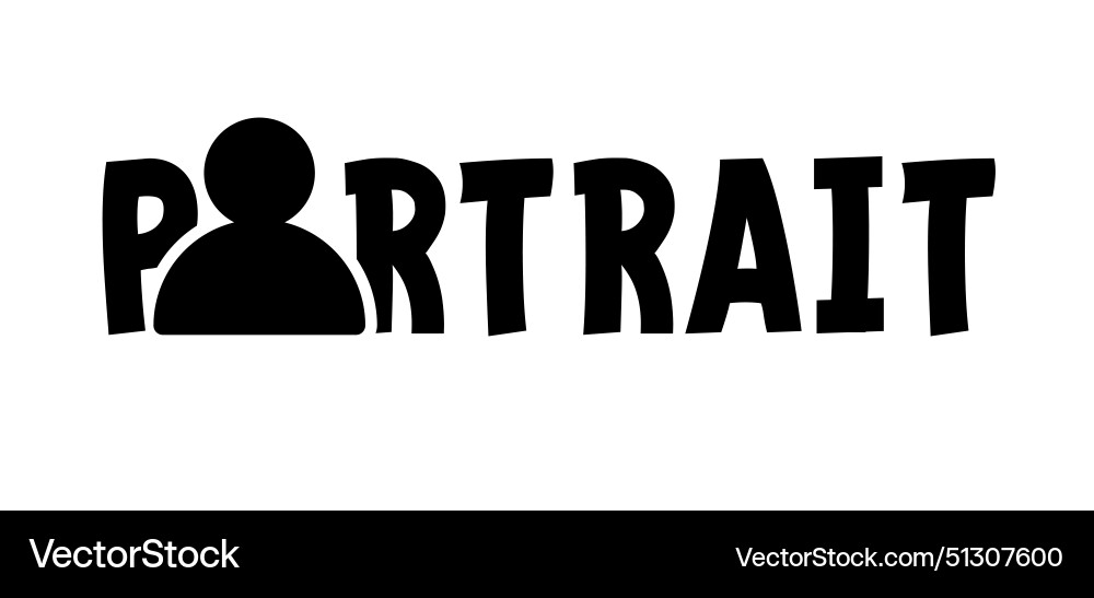 Slogan portrait and profiles face mailbox chat Vector Image