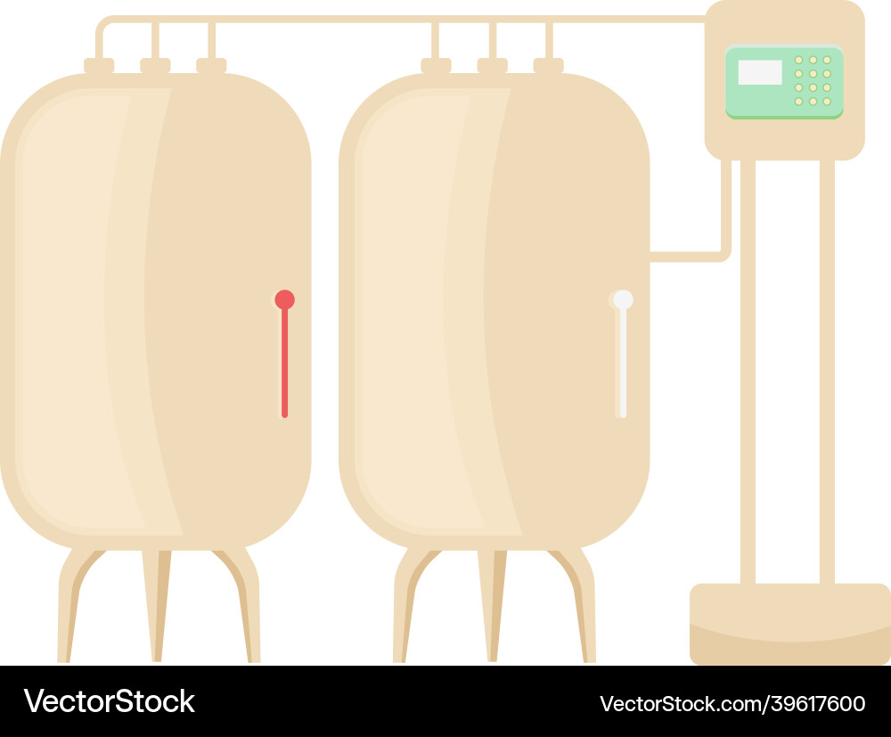 Tank cisterns icon Royalty Free Vector Image - VectorStock