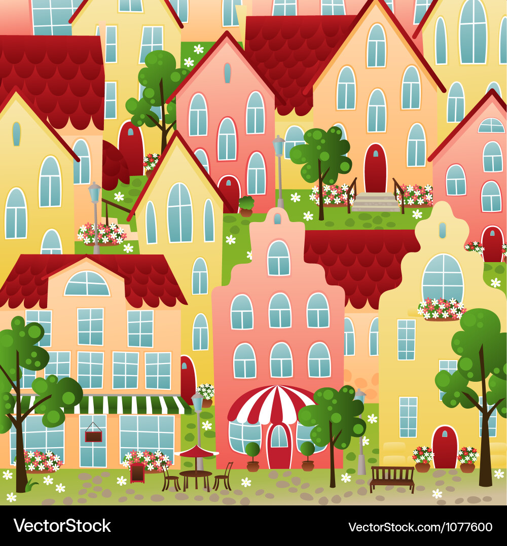 Town Royalty Free Vector Image - VectorStock