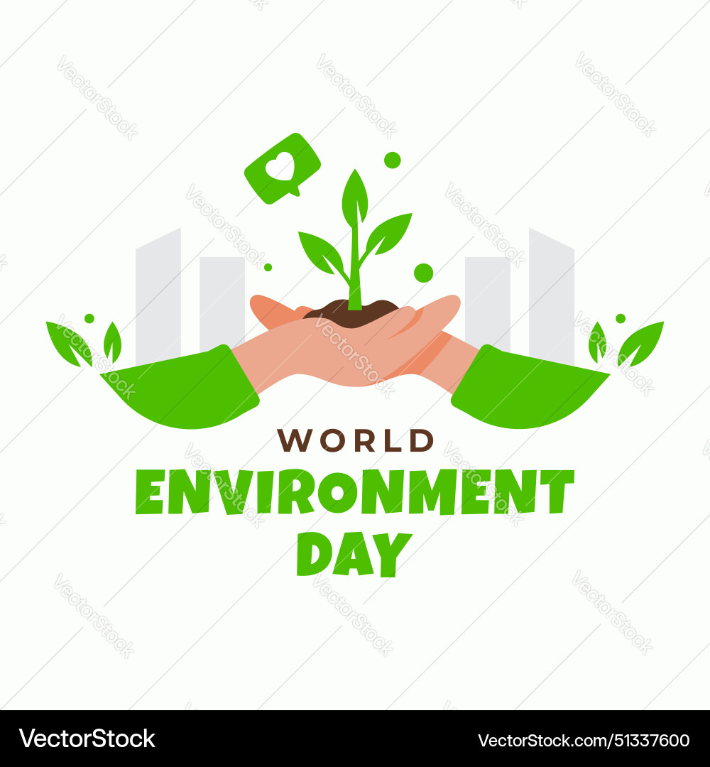 World environment day design Royalty Free Vector Image
