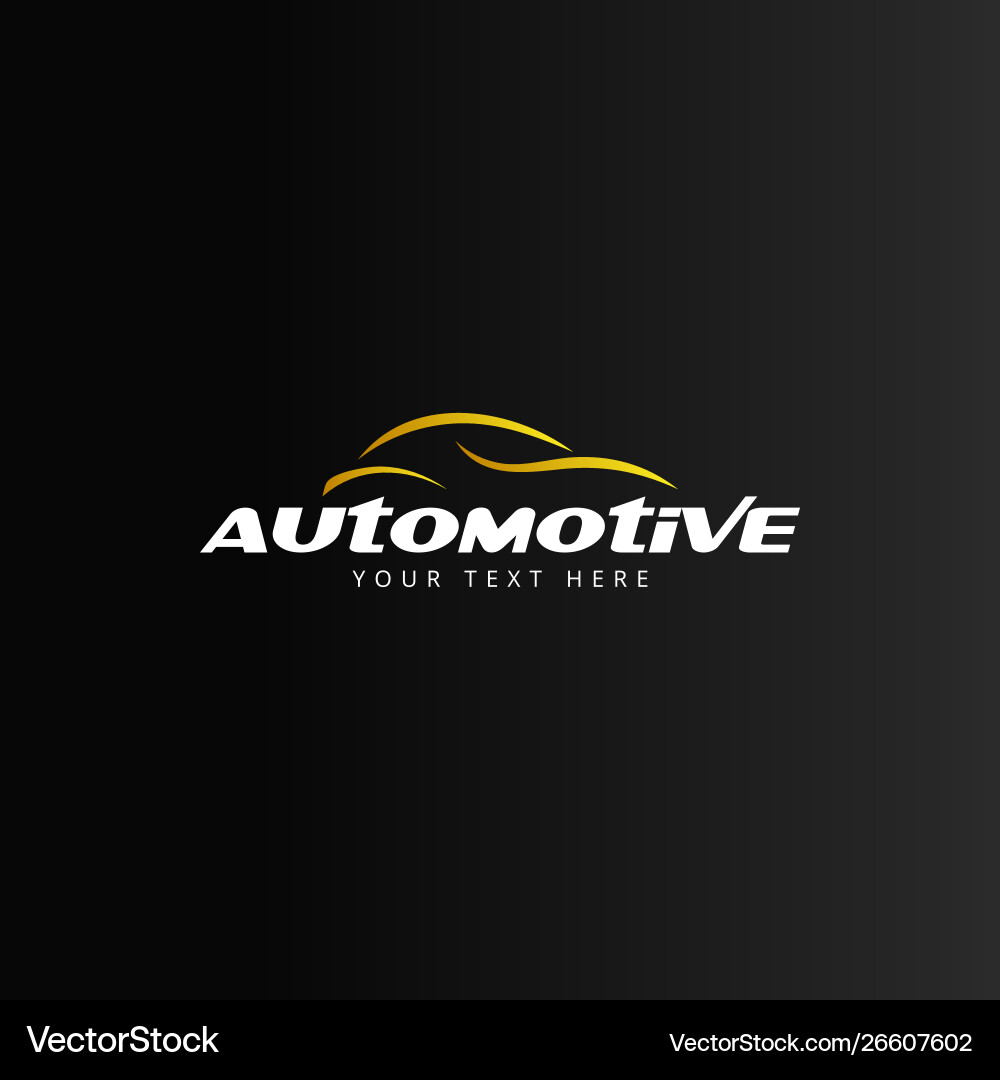 Automotive car logo design template isolated Vector Image