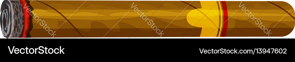 Cigar icon cartoon style Royalty Free Vector Image