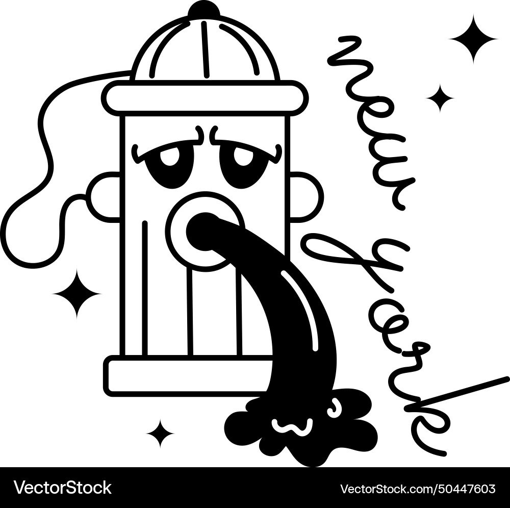 Water hydrant Royalty Free Vector Image - VectorStock