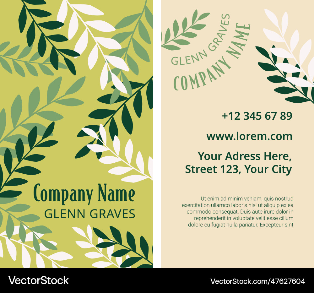 Company name advertisement banner promotions Vector Image