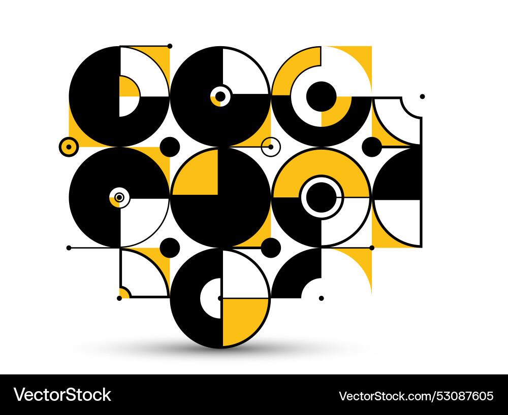 Abstract geometric background tech engineering Vector Image
