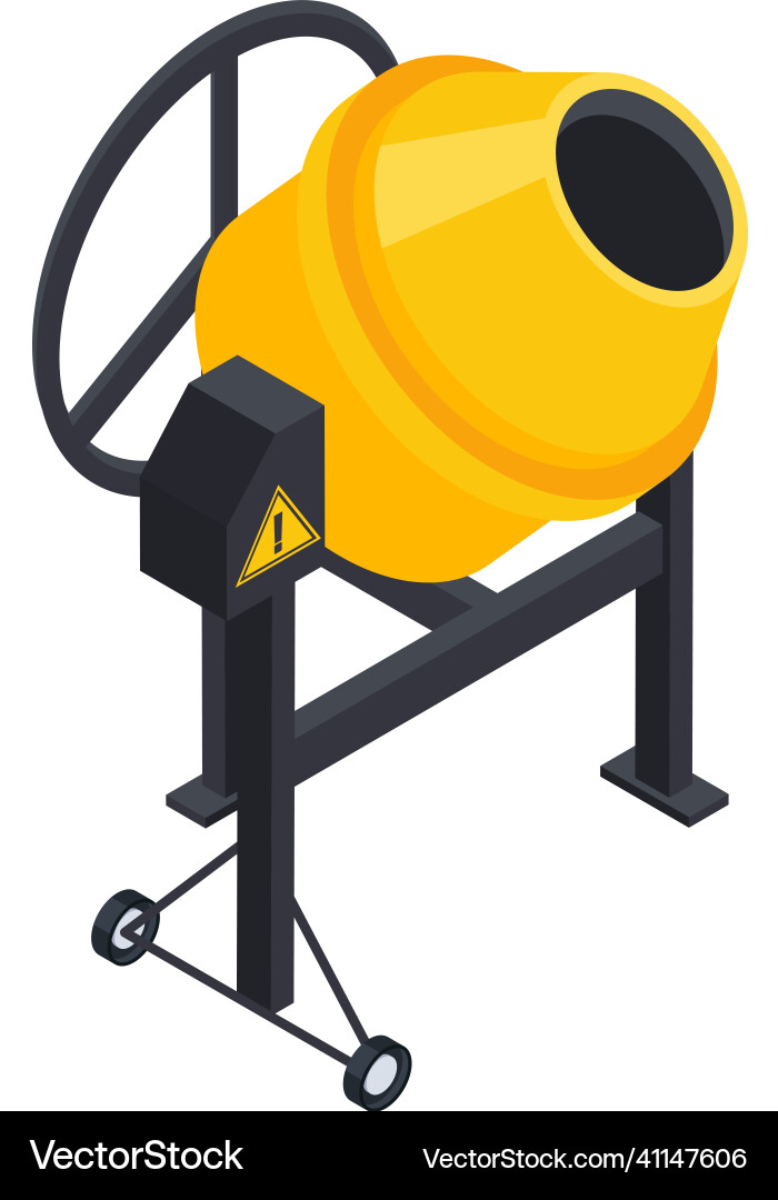 Concrete production icon Royalty Free Vector Image