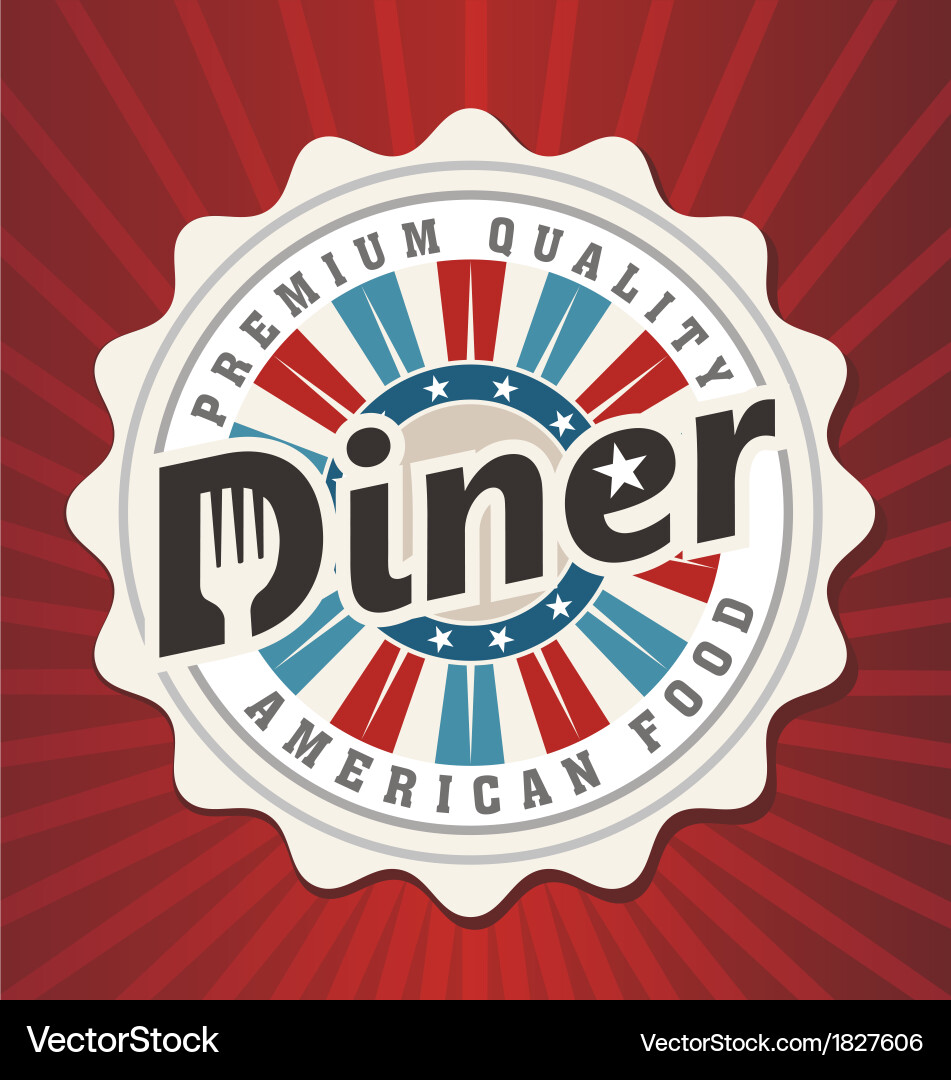 Diner Royalty Free Vector Image - VectorStock