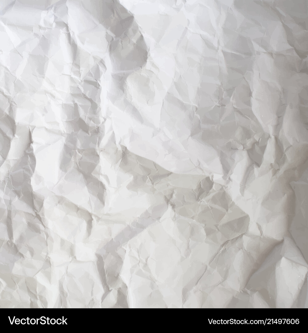 Texture of crumpled paper Royalty Free Vector Image