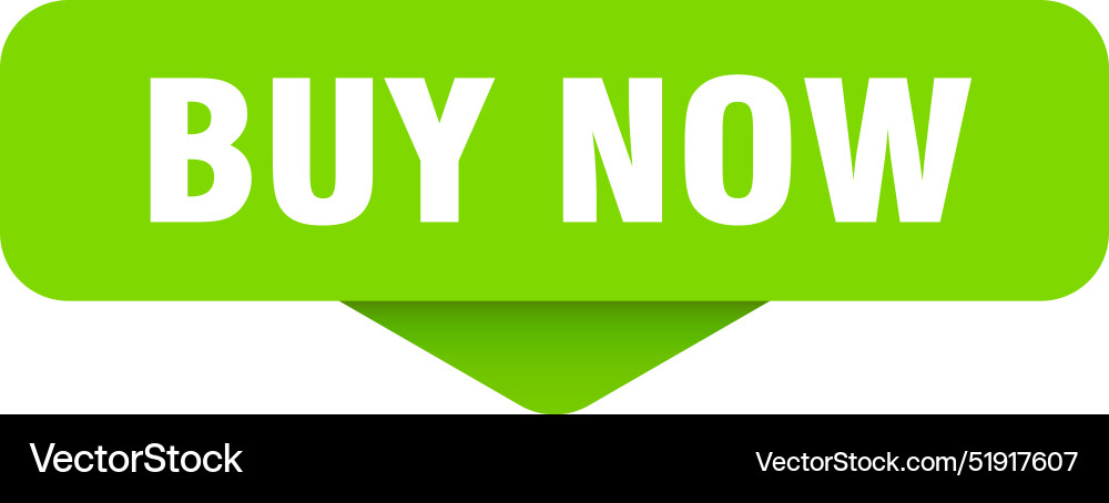 Buy now sticker sign on transparent Royalty Free Vector
