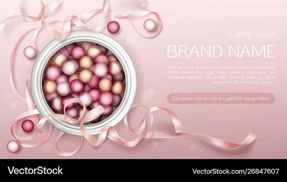 Cosmetic Serum & Primer Bottles Mockup Vector Image