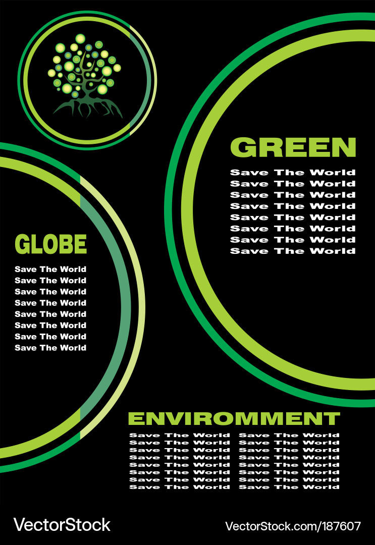 Environment background Royalty Free Vector Image