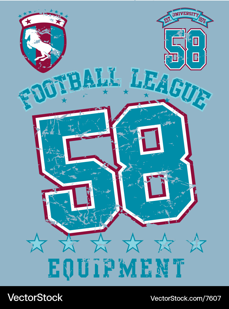 Number sport Royalty Free Vector Image - VectorStock