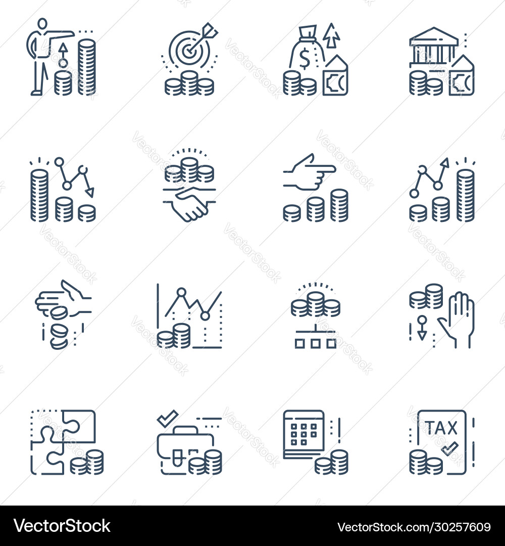 High yield financial performance graph Royalty Free Vector