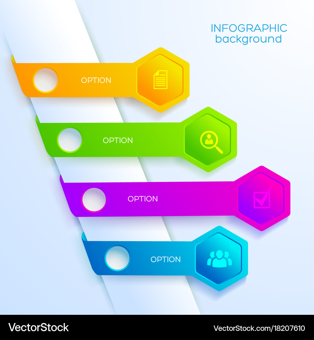 Digital web infographic template Royalty Free Vector Image