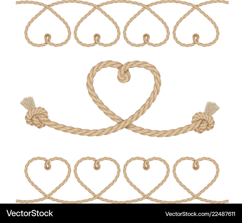Rope Frame Border Royalty Free Vector Image - VectorStock