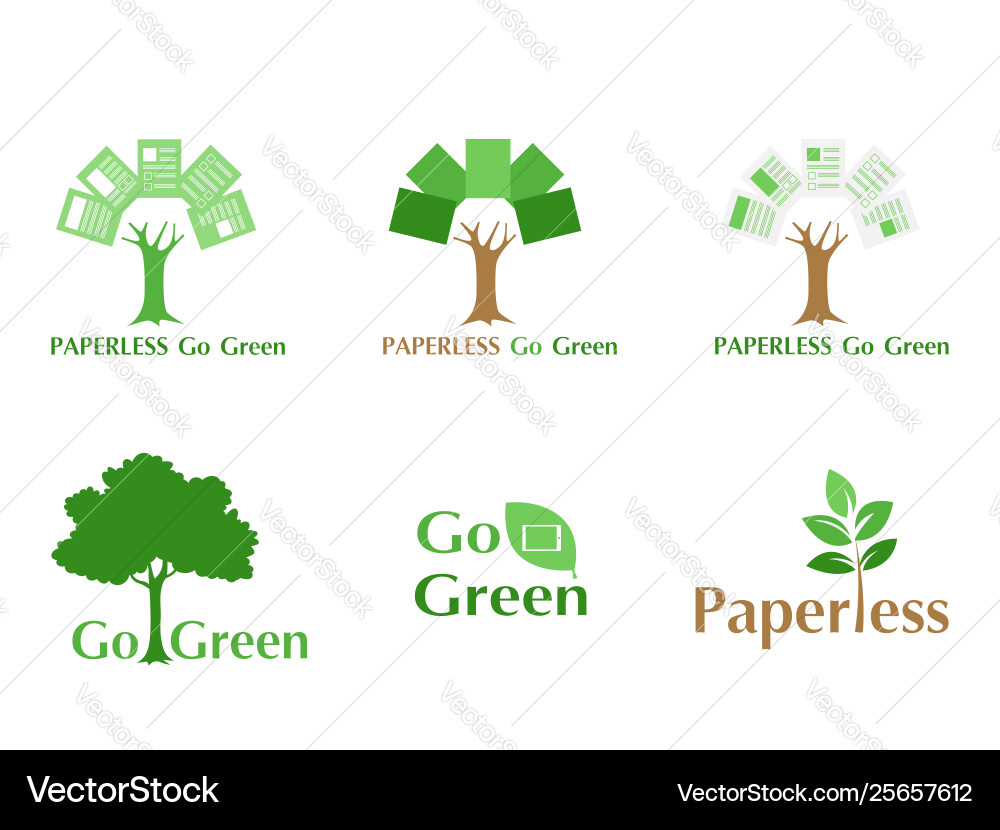 Oncept white paper bird fly paperless go green Vector Image
