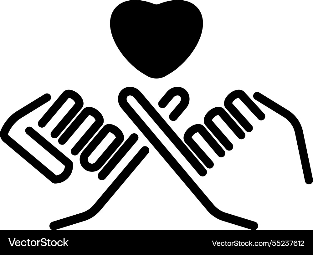 Relationship trust icon Royalty Free Vector Image