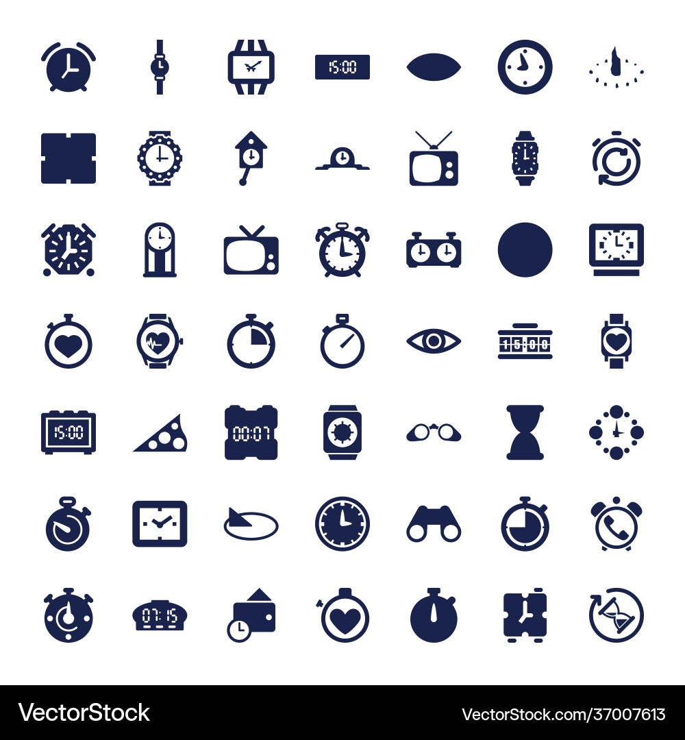 49 Icons ansehen Lizenzfreies Vektorbild - VectorStock