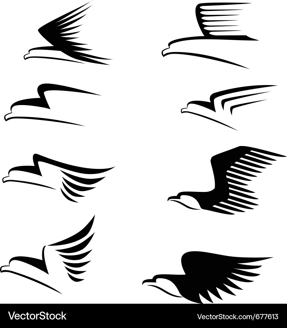 Eagle sign Royalty Free Vector Image - VectorStock