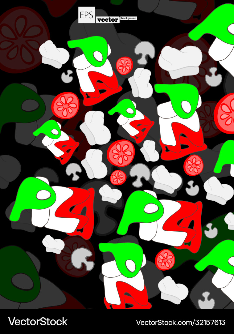 Food seamless background Royalty Free Vector Image