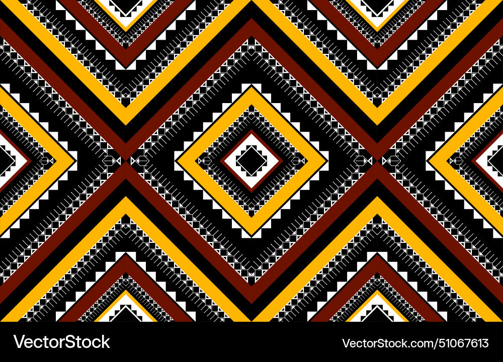 Geometric ethnic seamless pattern tribal Vector Image