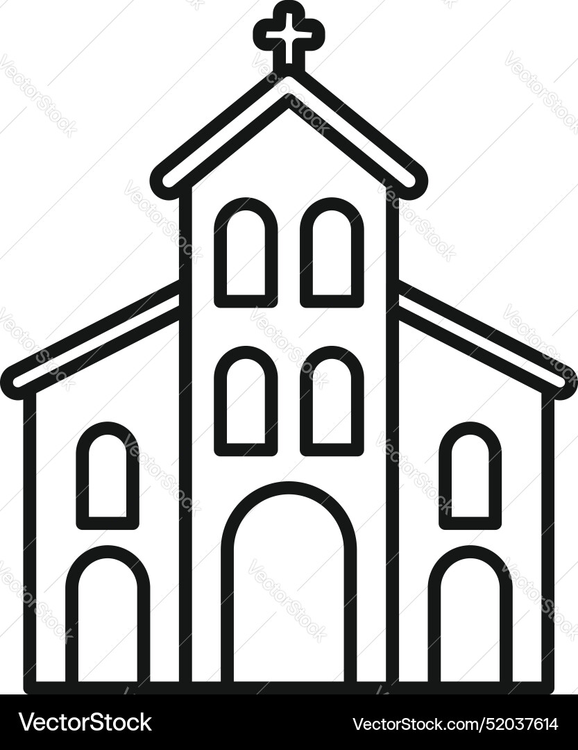 Church Building Drawing