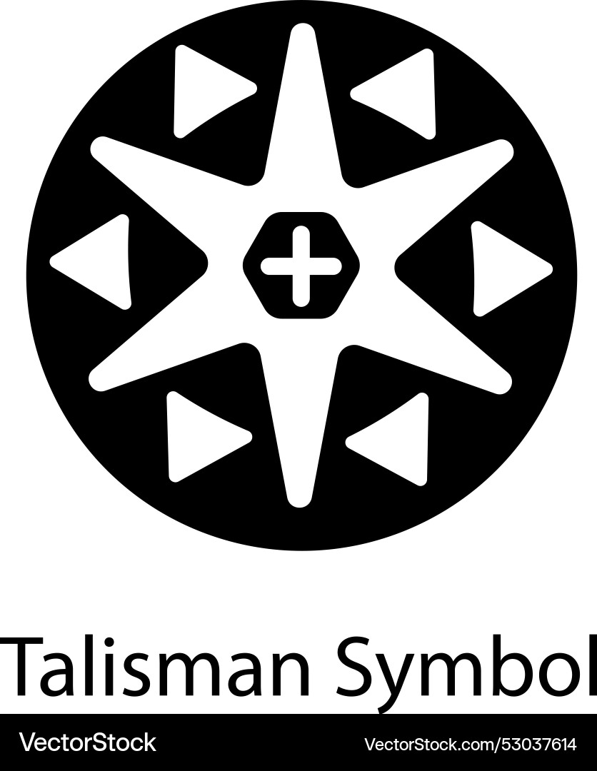 Talisman symbol Royalty Free Vector Image - VectorStock