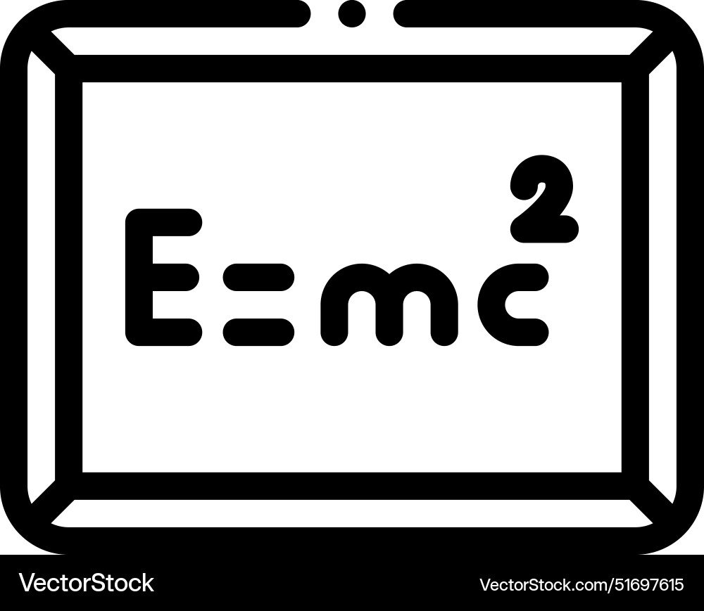 Board icon thin linear style design isolated Vector Image Board icon thin linear style design isolated Vector Image