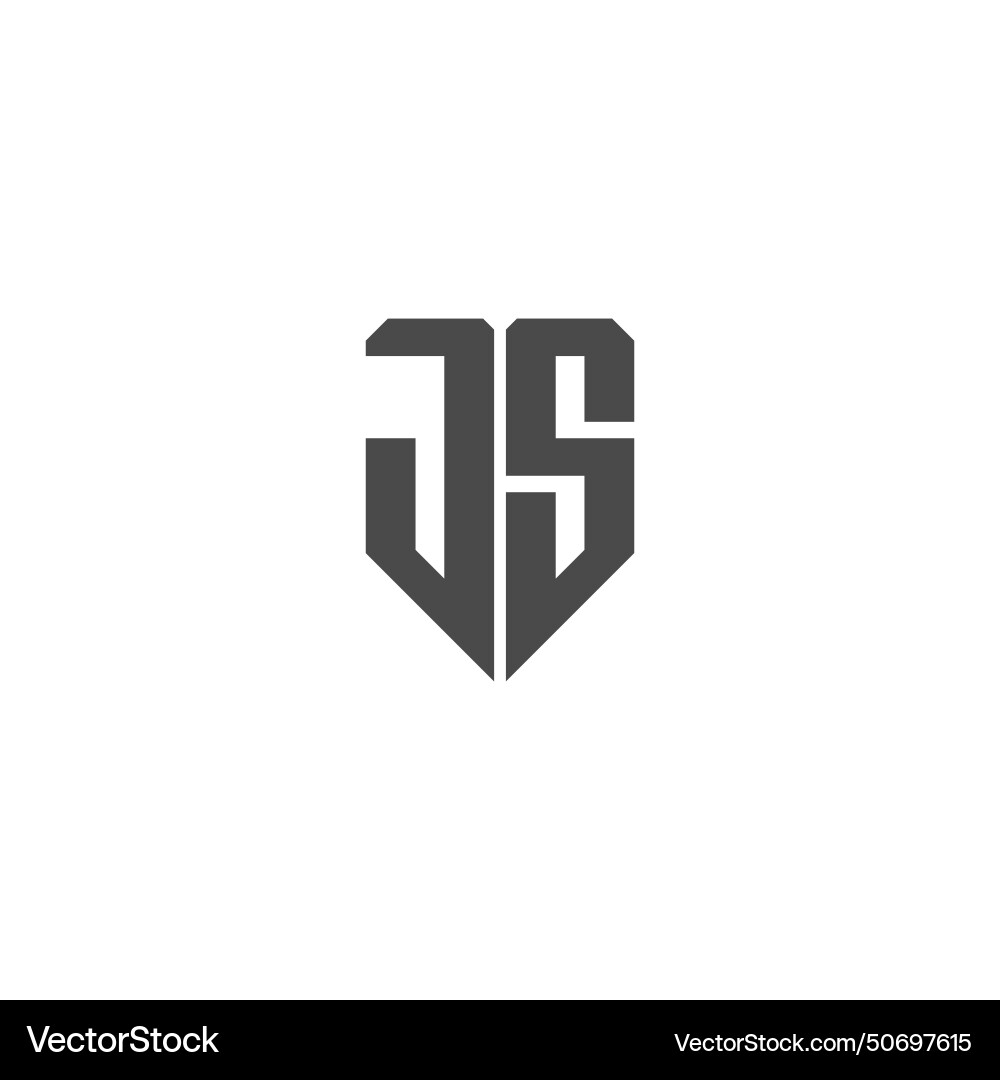 Js logo design Royalty Free Vector Image - VectorStock